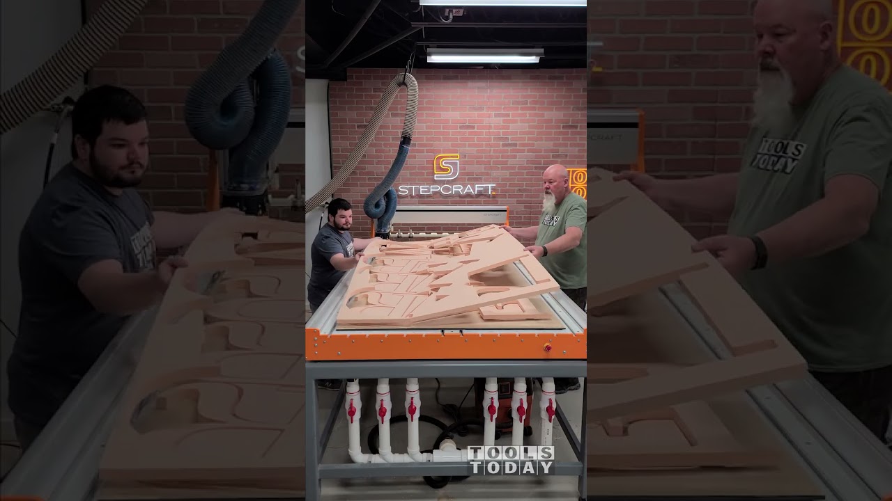 Cutting Large Letters on CNC - YouTube