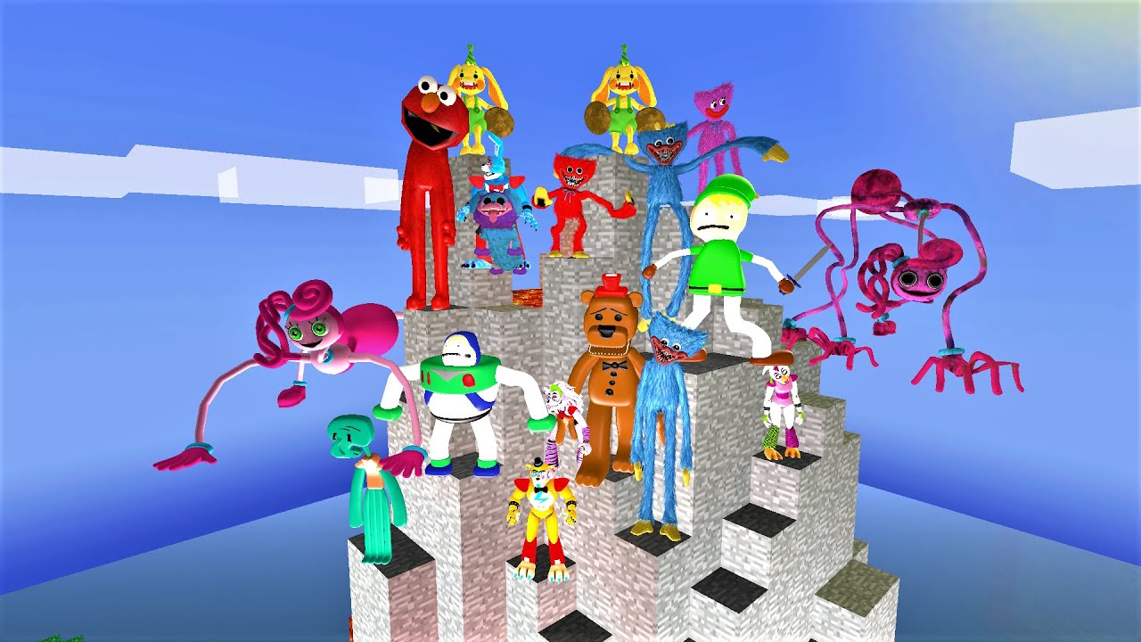 HUGGY WUGGY AND ALL POPPY PLAYTIME RAGDOLL FALLS PART 2 - YouTube