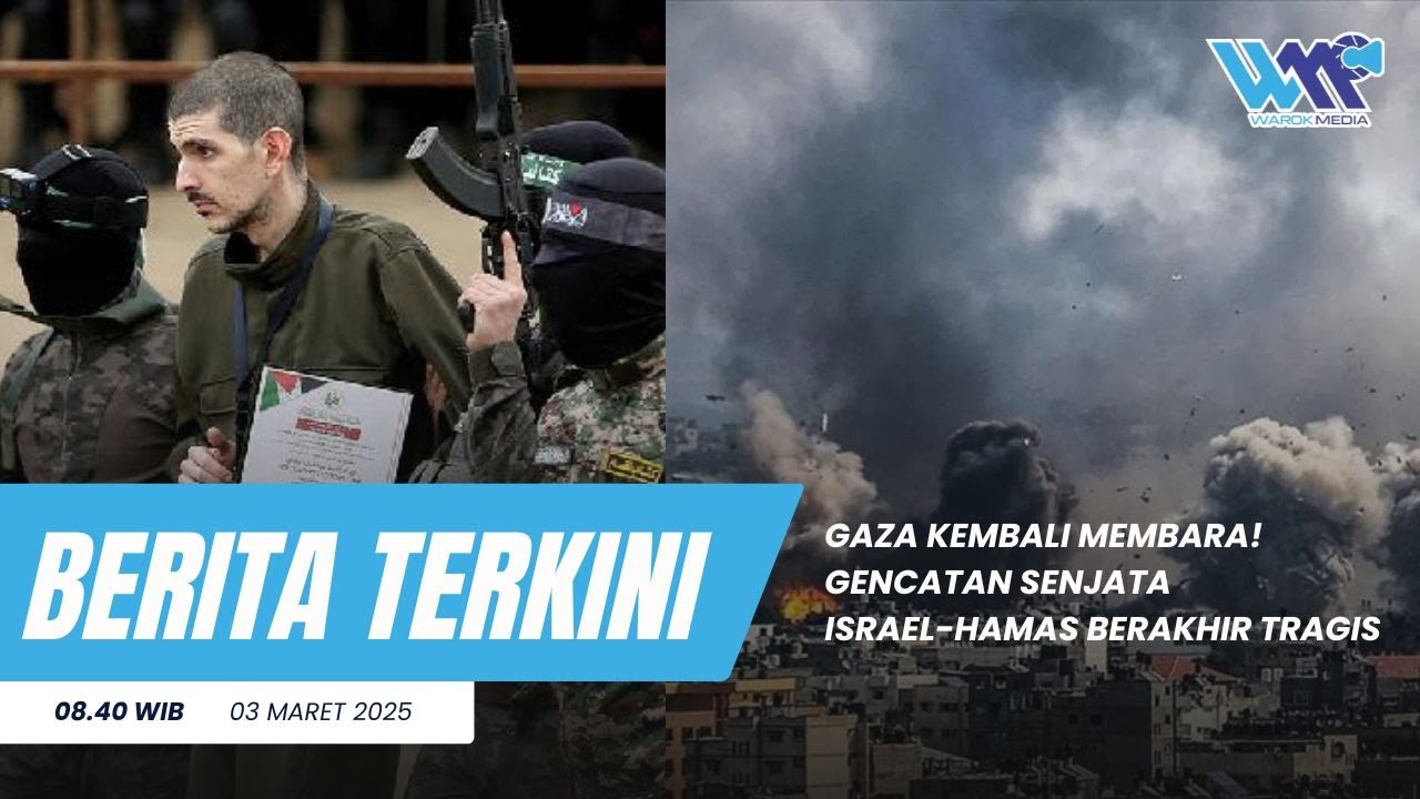 Gaza Kembali Membara! Gencatan Senjata Israel-Hamas Berakhir Tragis ...
