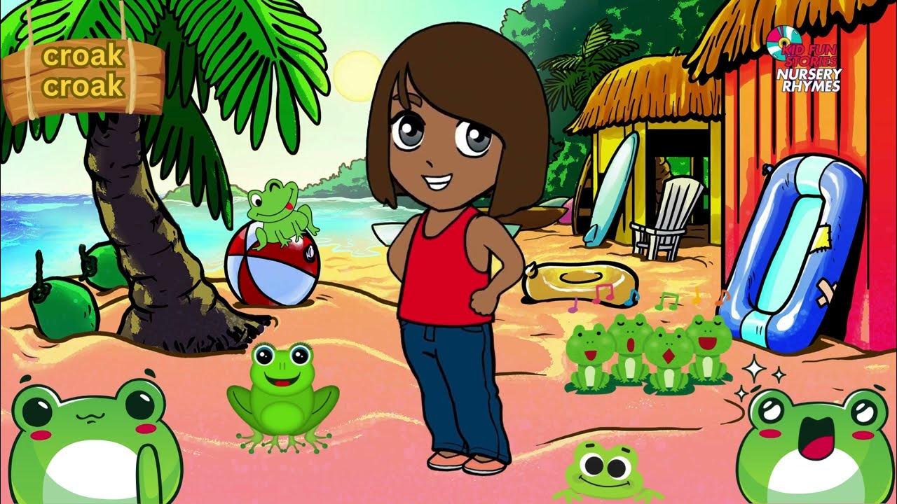 The Little Green Frog 🐸 | Kid Fun Stories Nursery Rhymes - YouTube