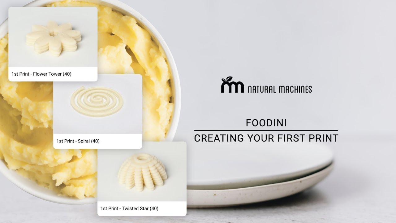 Making your first Foodini print - YouTube