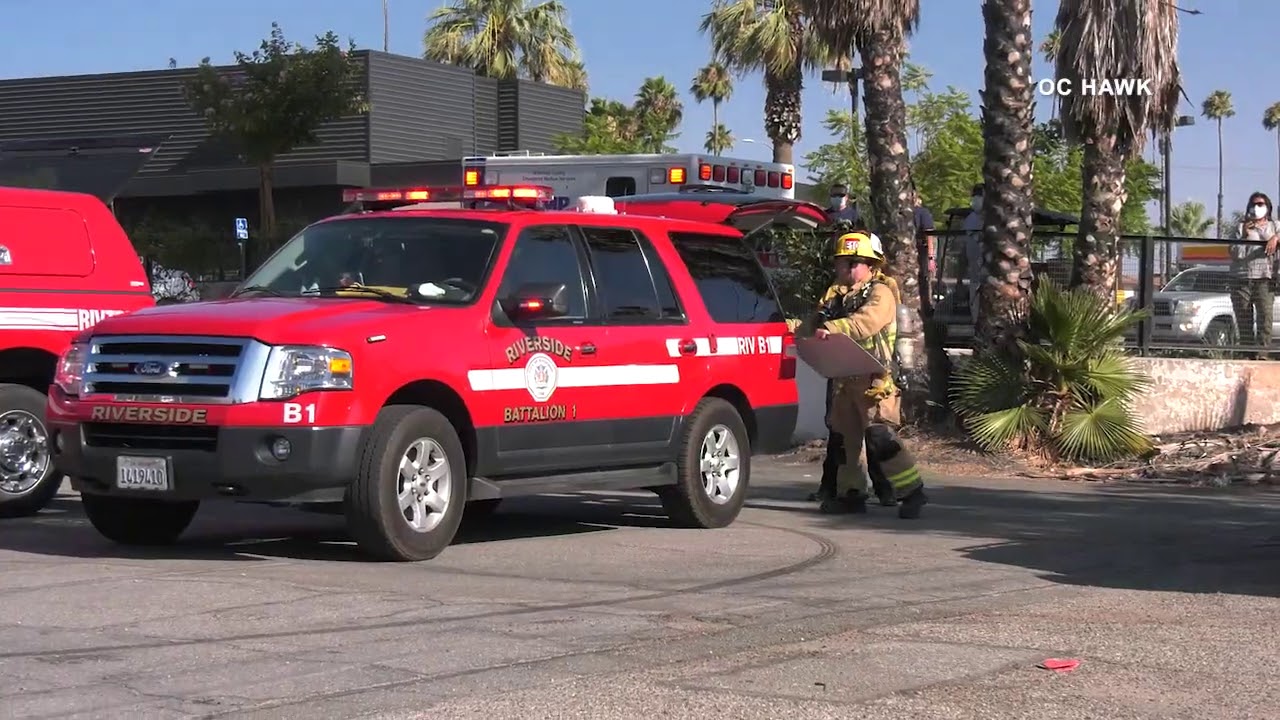 3 Alarm Commercial Structure Fire - Riverside Fire Department - YouTube