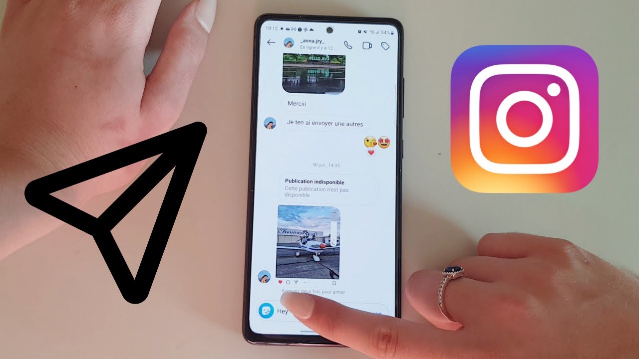 Comment envoyer un message sur Instagram? - YouTube