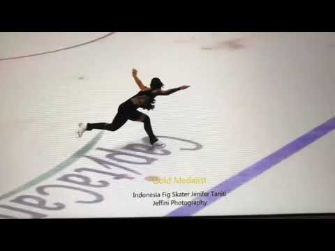 INDONESIA - Jenifer Taniti .Singapore 2017 Gold Medalist .Figure Skating 