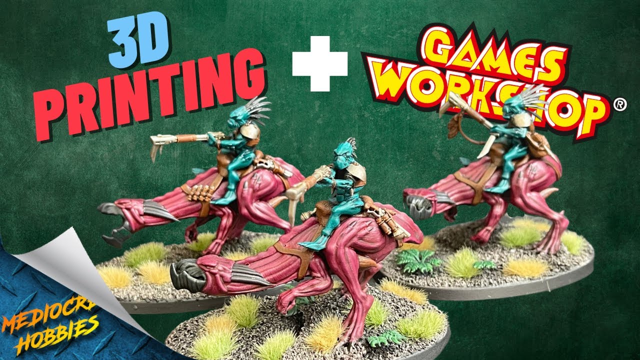 Kroot! 3D Printing plus Warhammer models? - YouTube