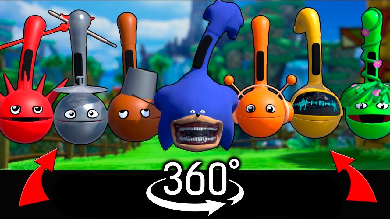 360° VR Incredibox Sprunki but Shin Sonic Otamatone Version 2 - YouTube