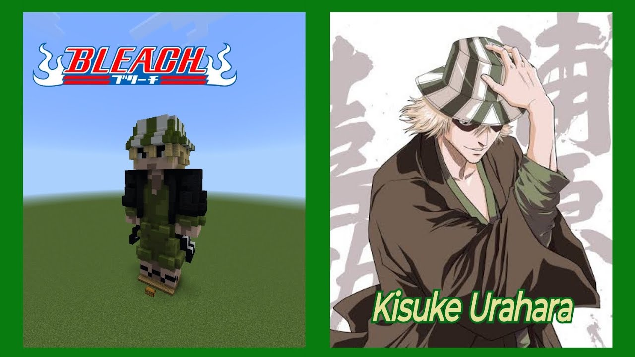 Kisuke Urahara | Bleach | Minecraft Tutorial - YouTube