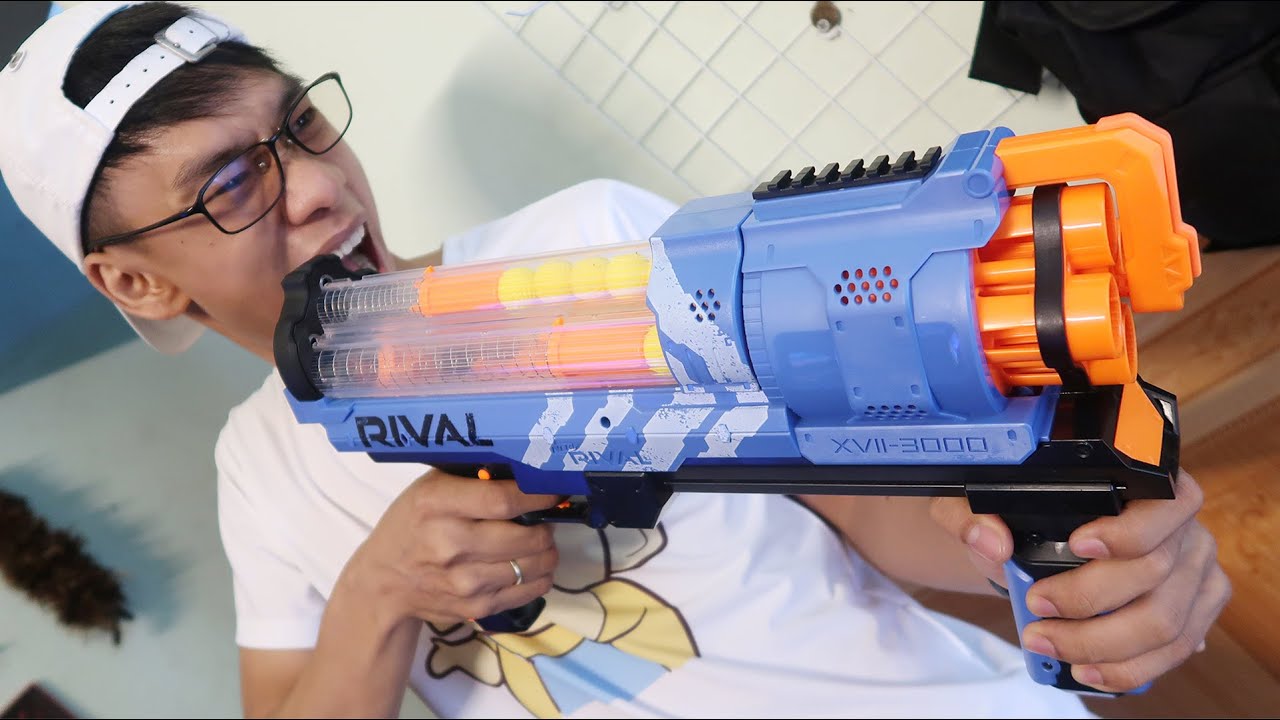 NERF GUN WAR FILM Super Gun Rival Battle Shot - Nerf War Brothers - YouTube