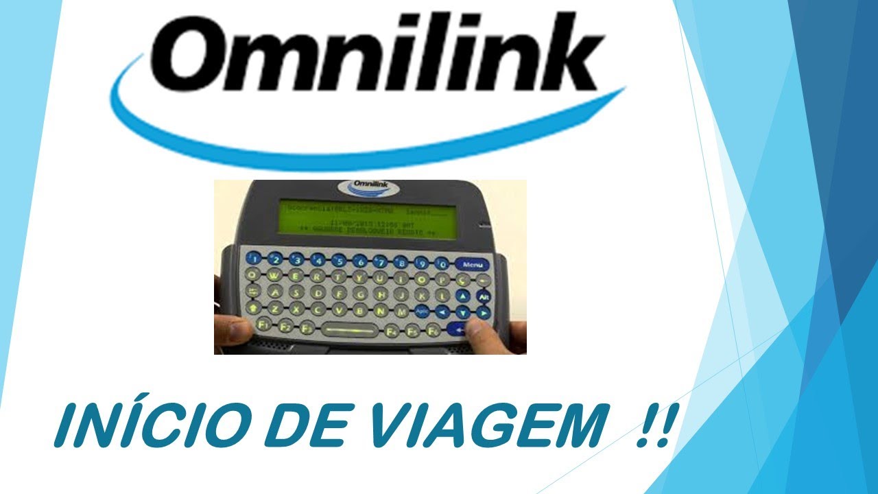 COMO DAR INÍCIO DE VIAGEM NO RASTREADOR OMNILINK !! 😁😁😁 - YouTube
