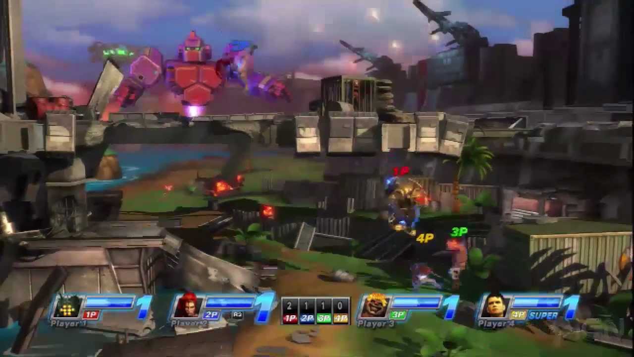 PlayStation All-Stars Battle Royale - Invasion Stage - YouTube