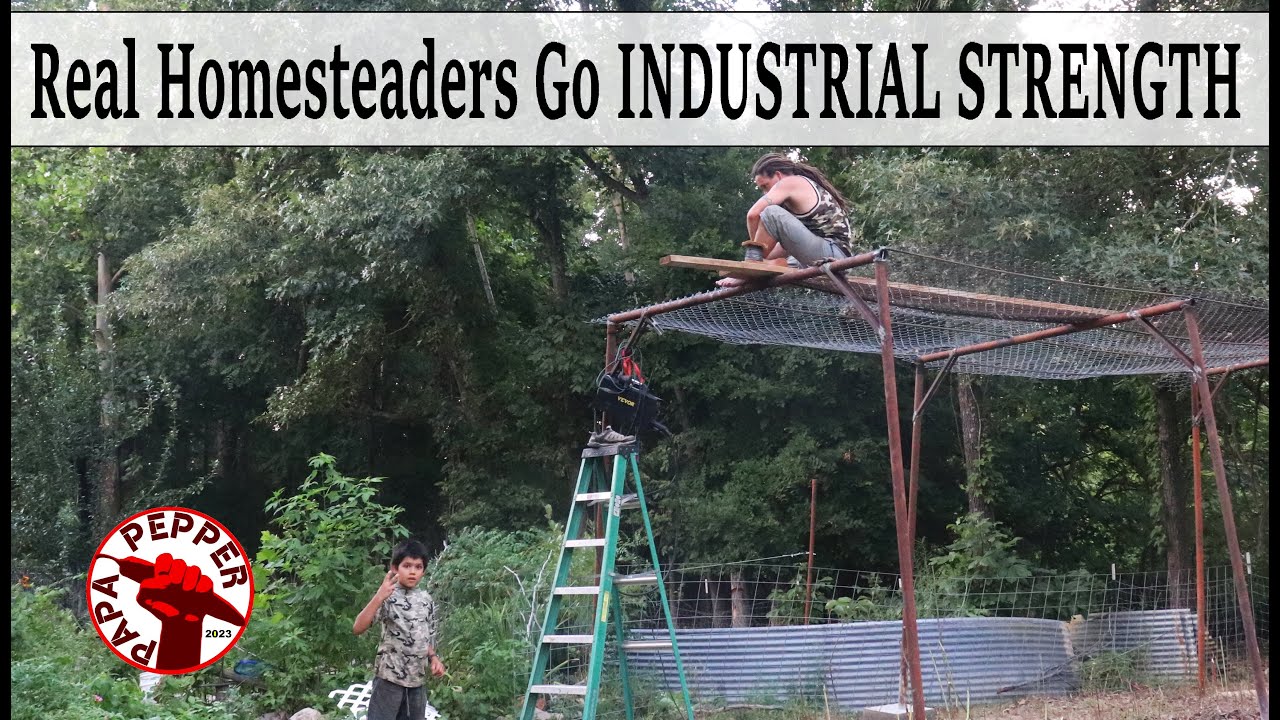 Real Homesteaders Go INDUSTRIAL STRENGTH - YouTube