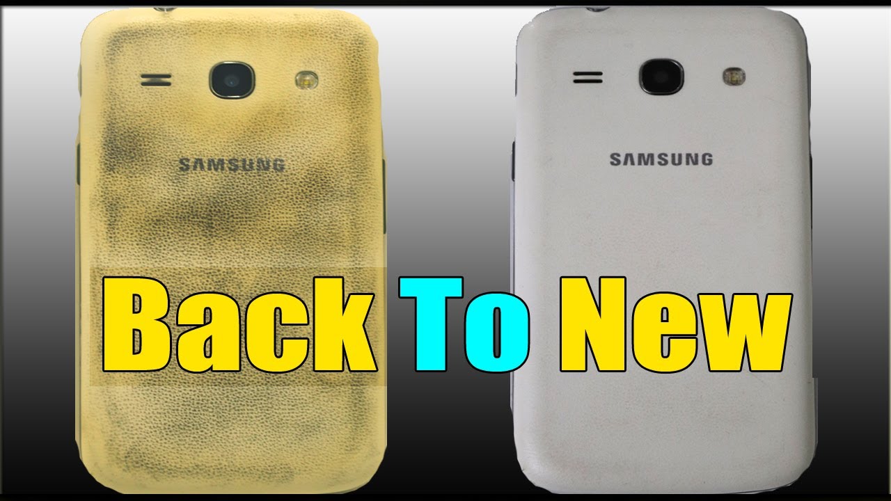 Back to New! How to Remove/Clean Scratches from Mobile Back Cover - YouTube