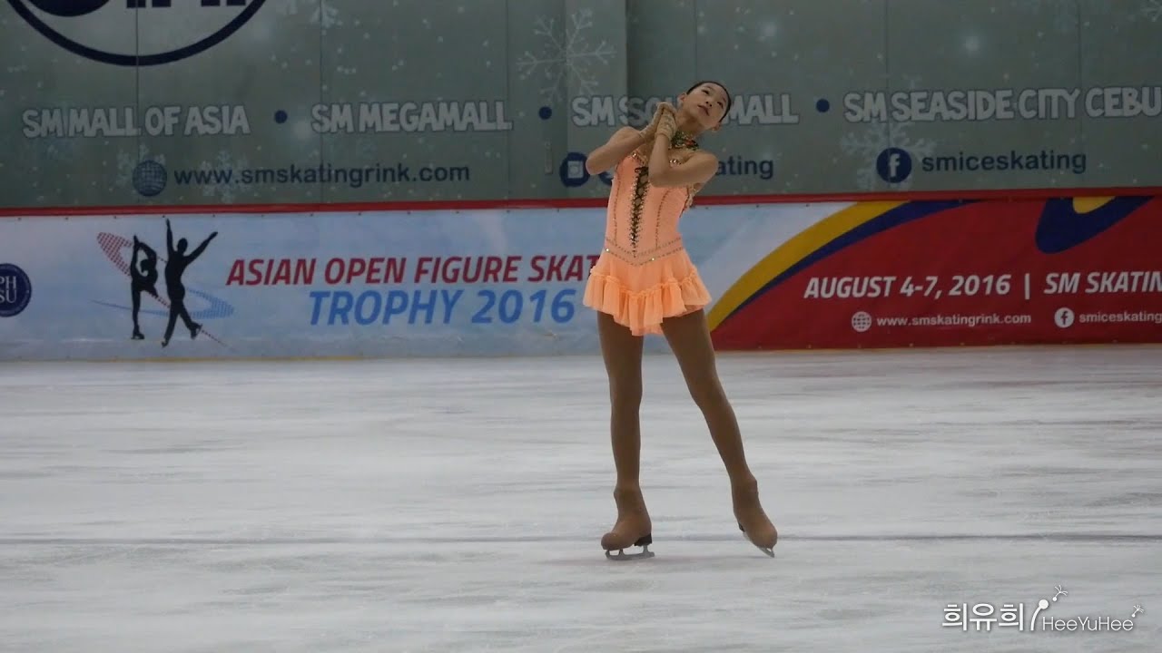 2016 Asian Trophy (DAY4) Junior Ladies #09 Jui Li Ashley WANG (TPE) FS ...