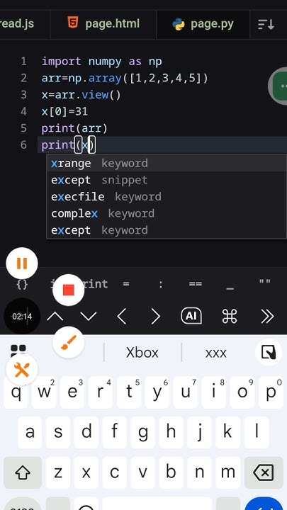 NumPy Array Make Changes in the VIEW#shorts #numpy #array #make # ...