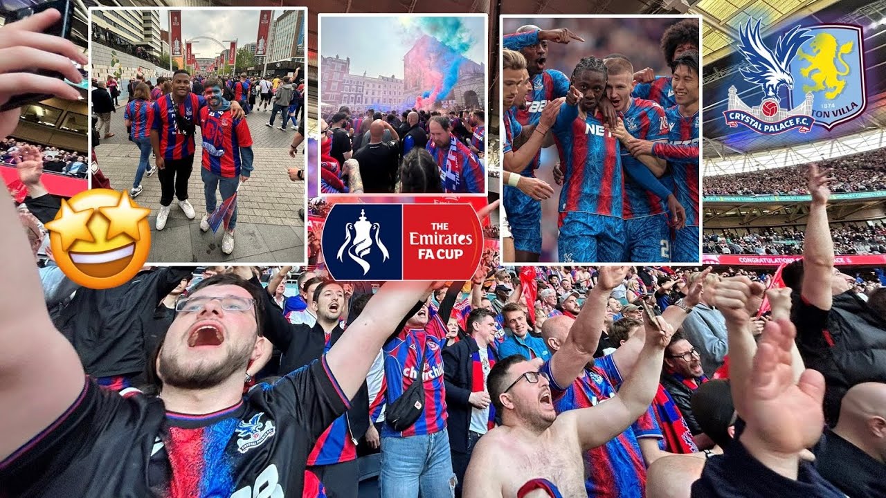 CRYSTAL PALACE 3-0 ASTON VILLA FA CUP SEMI FINAL 2025 VLOG *WE FLOOD ...
