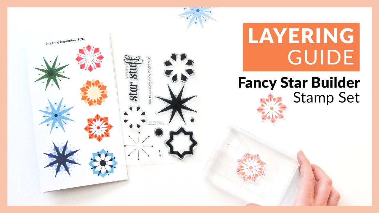 How to Layer the Stunning Geometric Designs in Fancy Star Builder Stamp ...