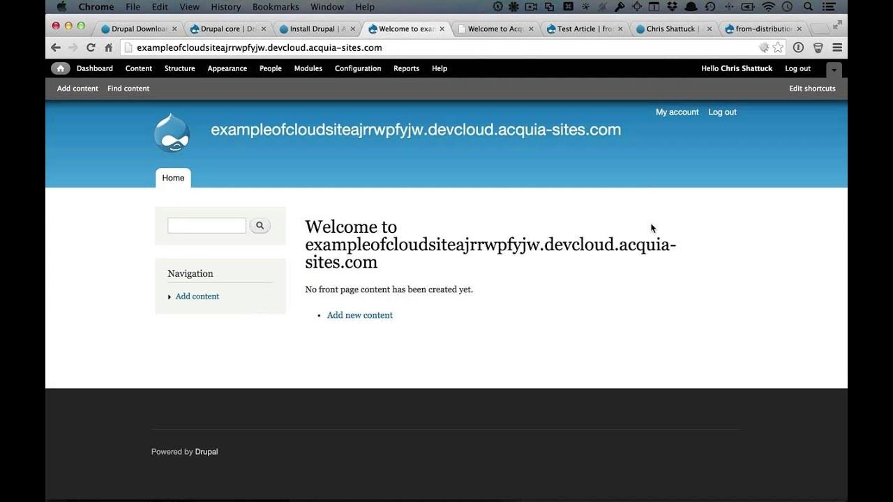 How to create a Drupal site on Acquia Cloud Free and sync it with Dev Desktop to work locally ...