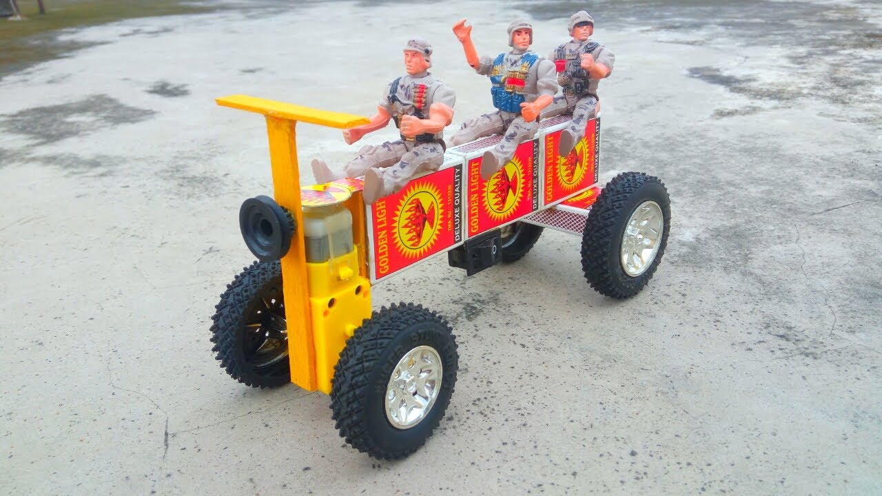 How To Make A Mini Matchbox Motorcycle At Home || Diy Matchbox ...