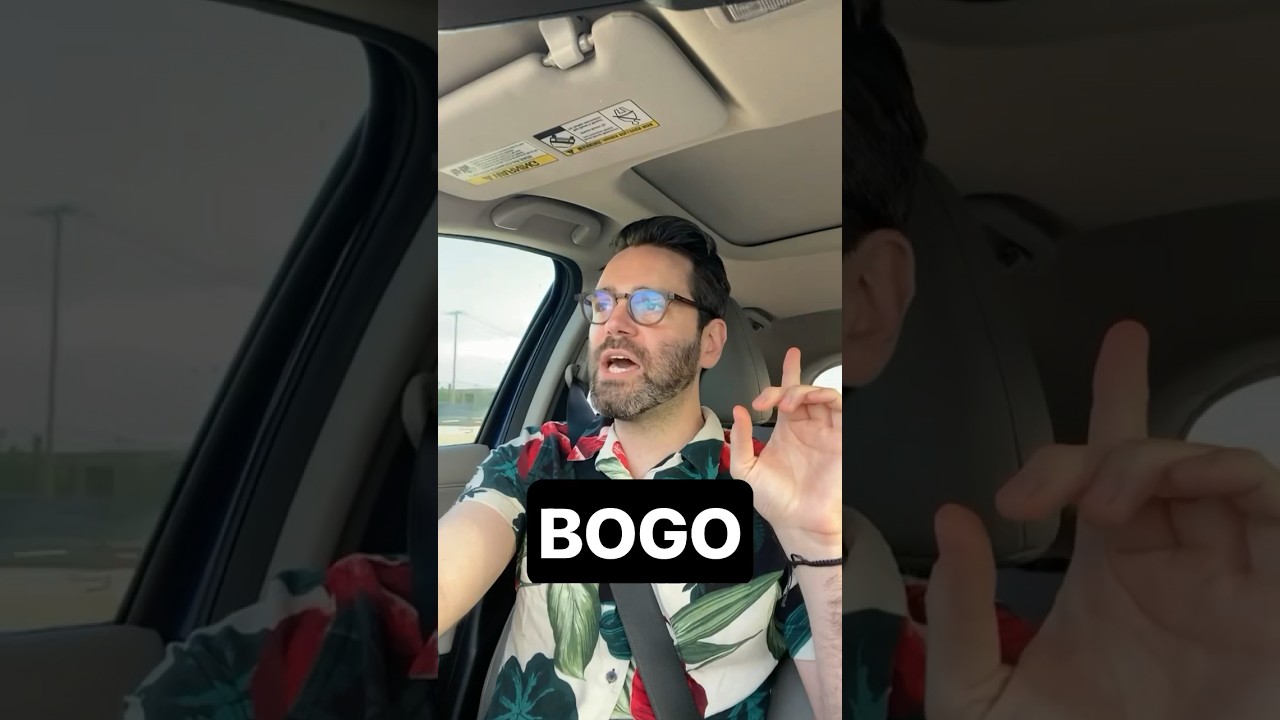 We must come together and settle on a definition of the term BOGO ...