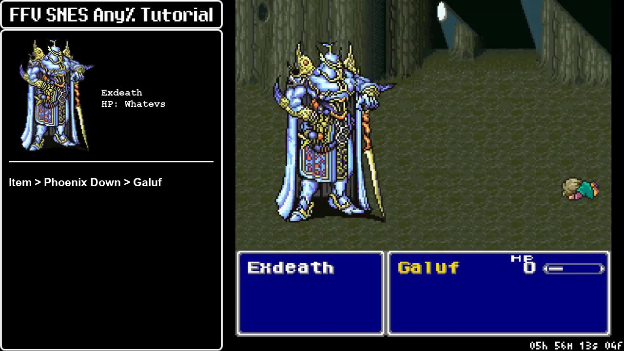 Final Fantasy V SNES Any% Speedrun Tutorial: 28 - Forest of Moore - YouTube