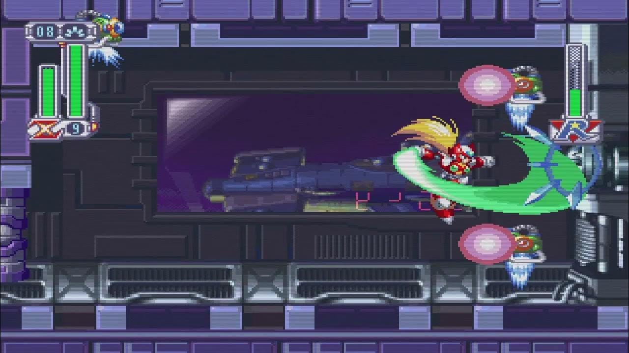 Mega Man X 4 zero rescue - YouTube