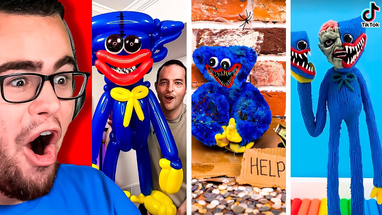 Reacting to WEIRD HUGGY WUGGY TIK TOK Videos! - YouTube