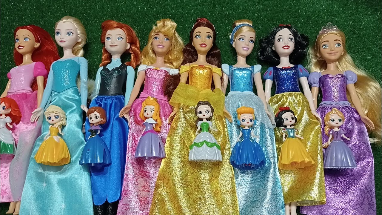 Disney Princess Doll Makeover ~ DIY Miniature Ideas for Barbie - Wig ...