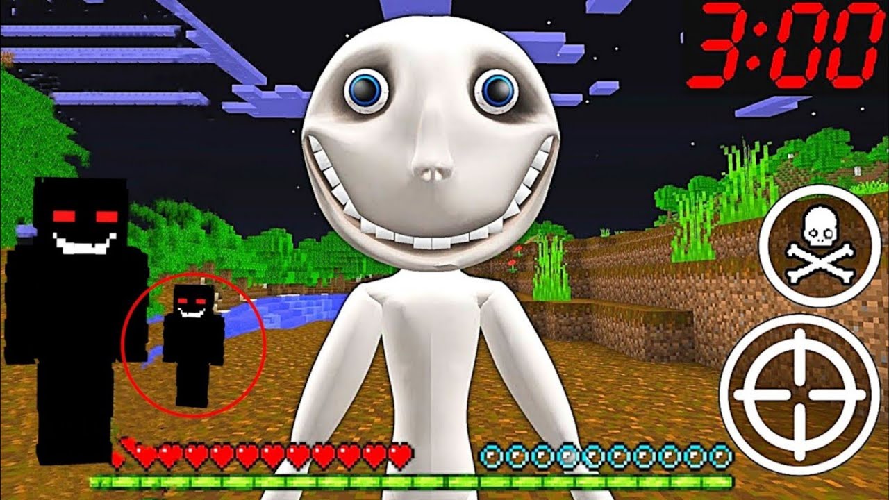 I Found Scary Man The Window and Mummy Long Legs In Minecraft ...