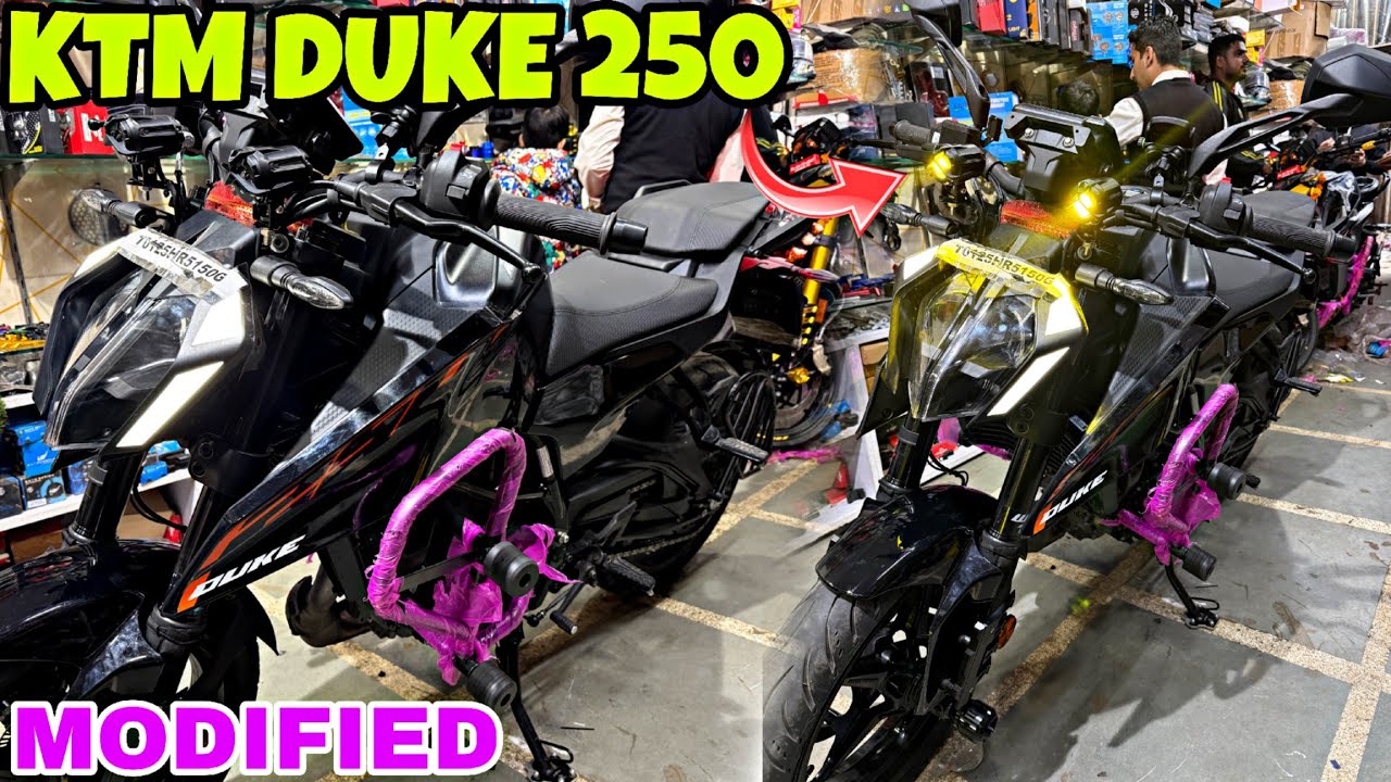 KTM DUKE 250 Modification | Agra ke customer huye Khush | Beautiful ...