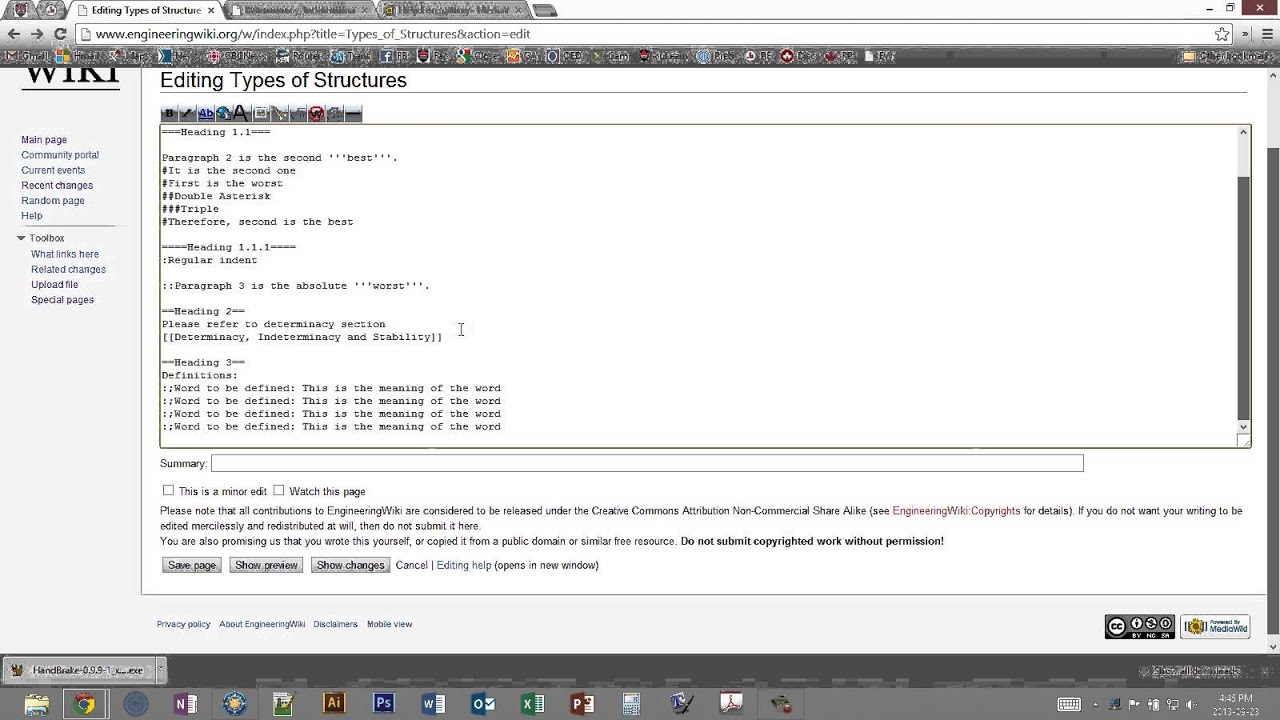 Engineering Wiki Editing Part 2: Advanced Formatting and References ...