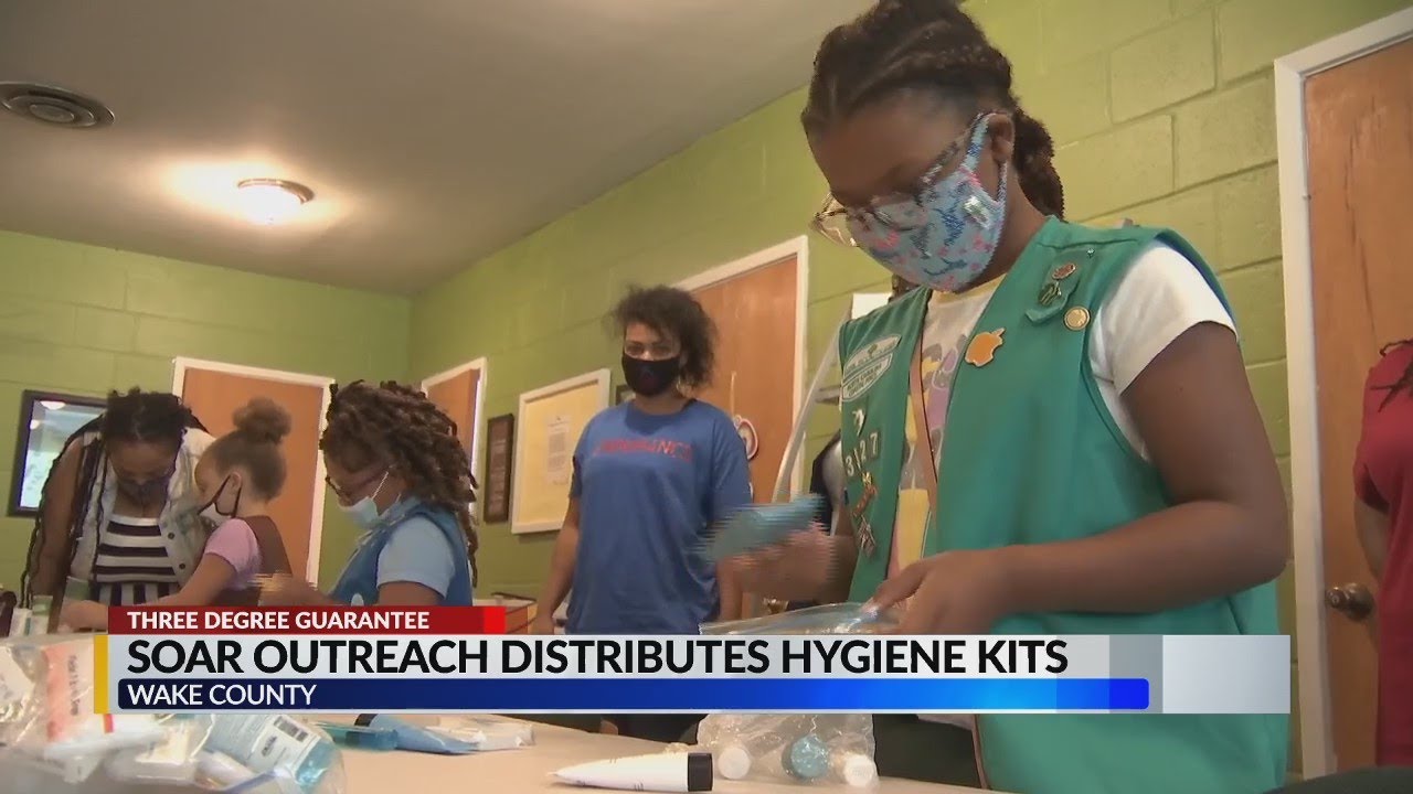 SOAR Outreach distributes hygiene kits - YouTube