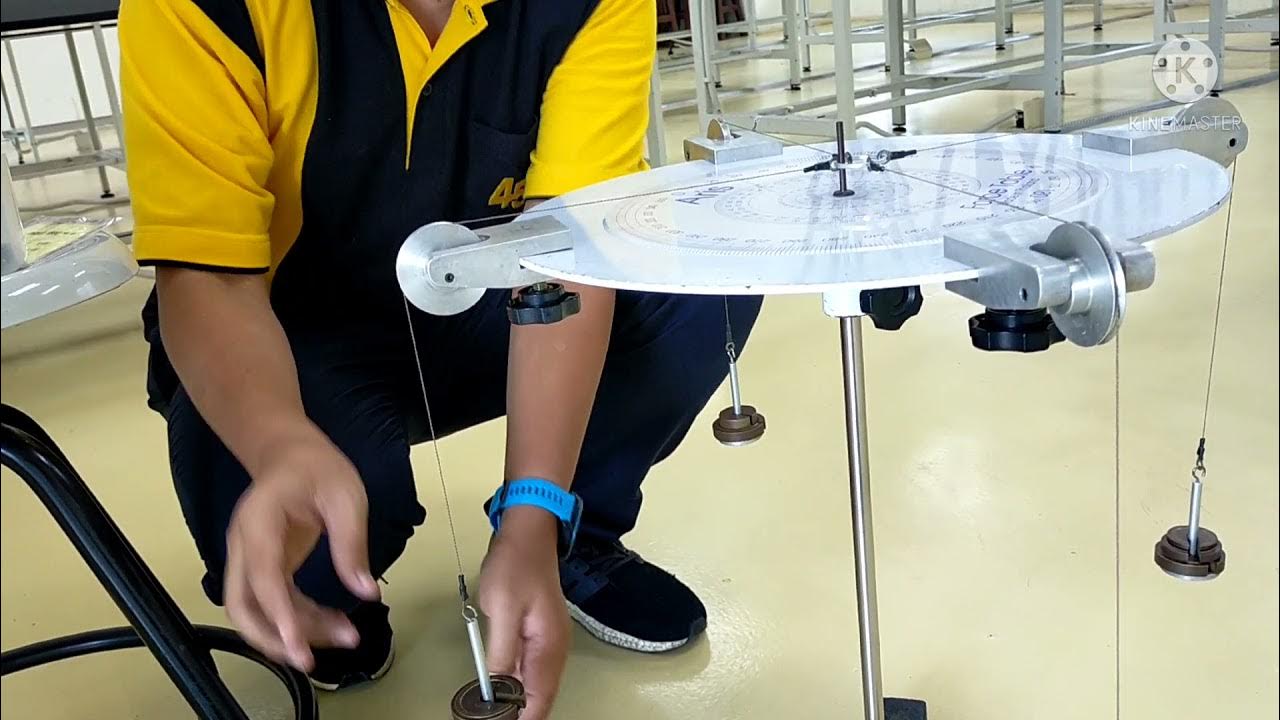 General Physics Laboratory : การทดลองที่ 2 โต๊ะแรง - YouTube