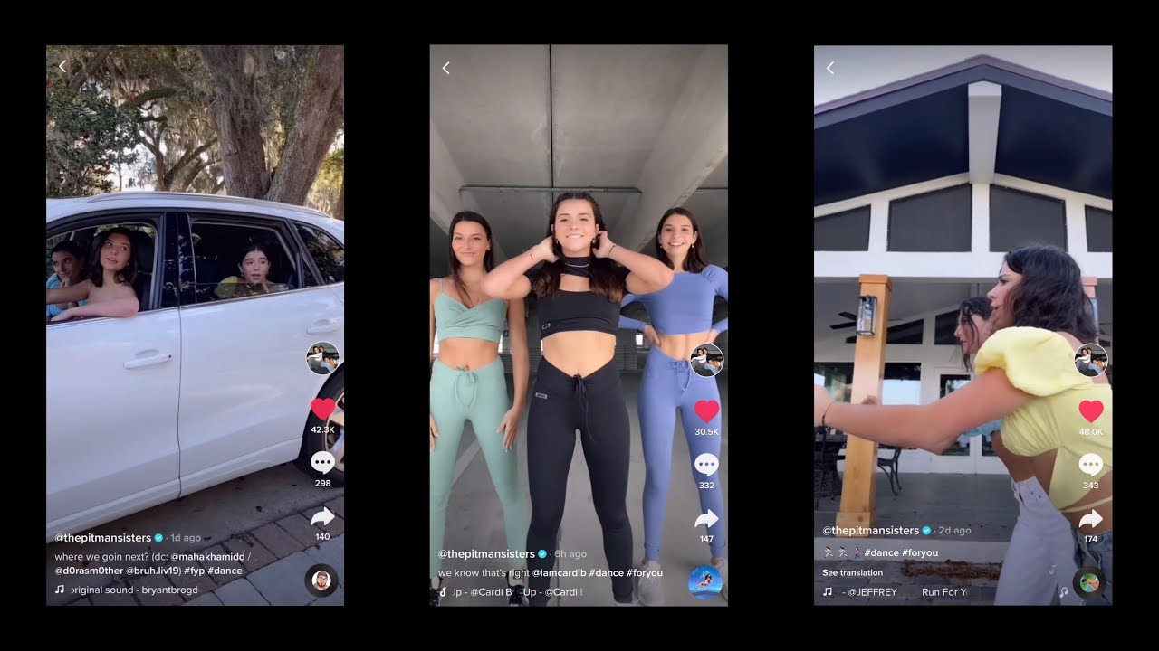 Pitman sisters newest tik tok’s - YouTube