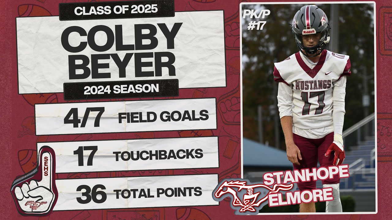 #17 COLBY BEYER // 6'0" 170 LBS // PK,P // CLASS OF 2025 - YouTube