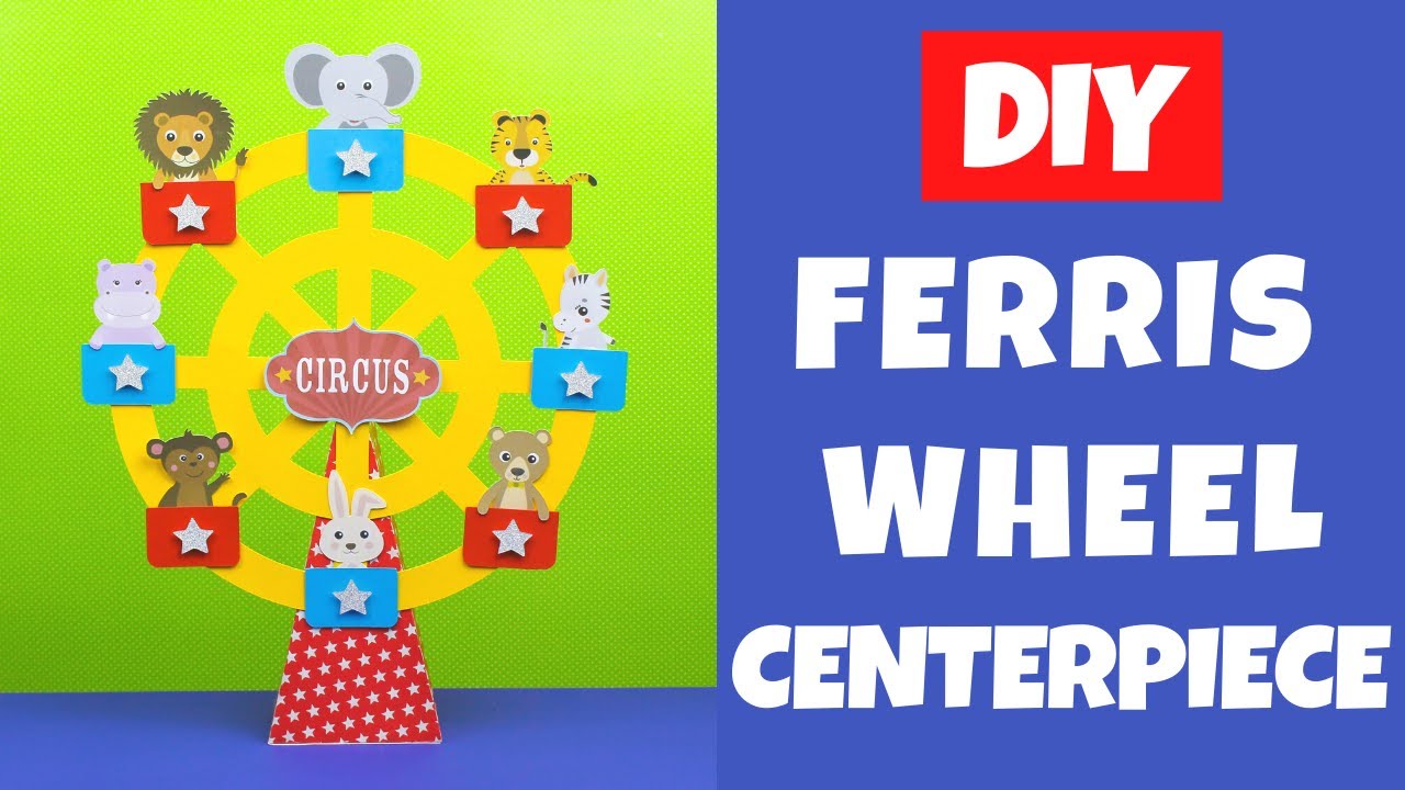 DIY Paper Ferris Wheel | Papercrafts | DIY Centerpiece | Ohpartyland! 🎊 ...