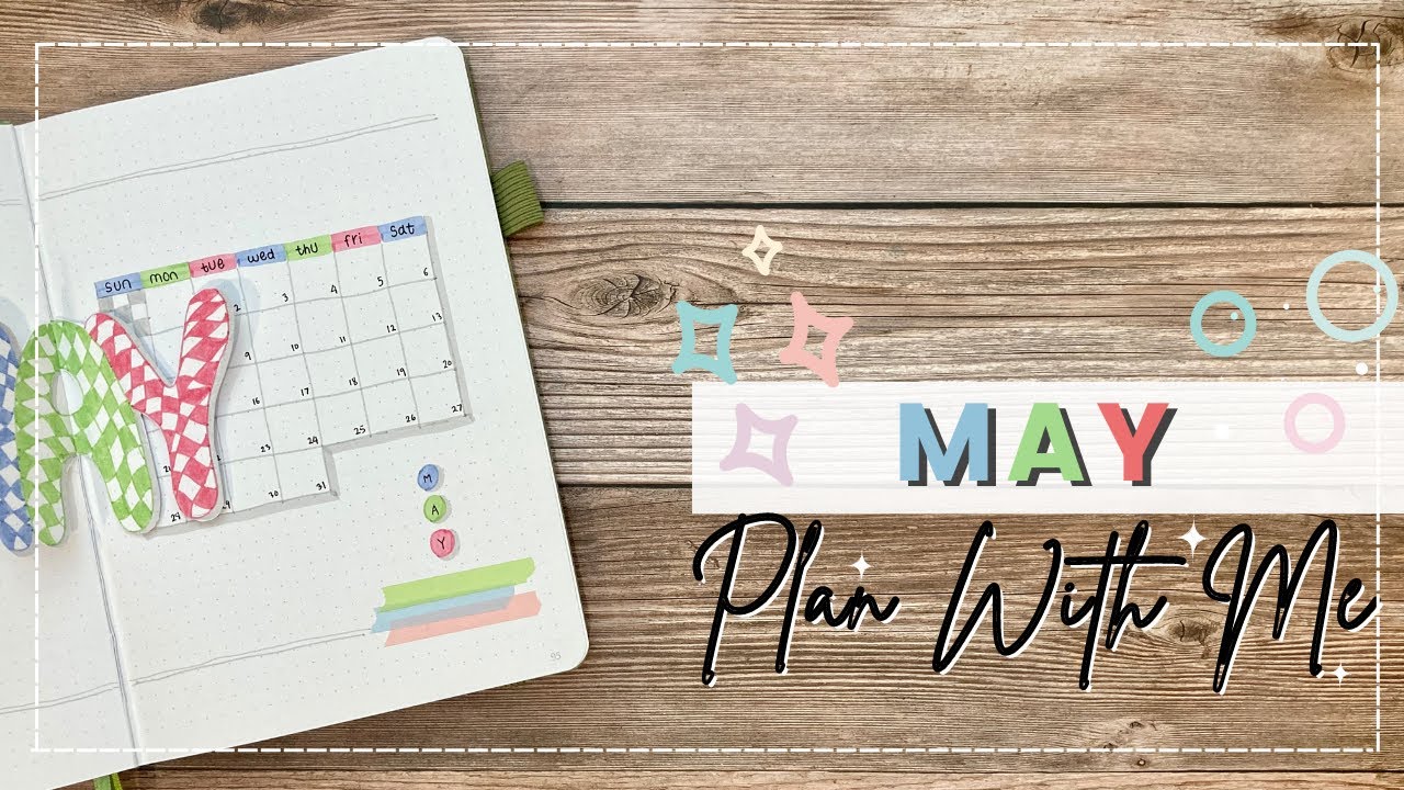 Plan With Me | May 2023 | Bullet Journal Setup - YouTube