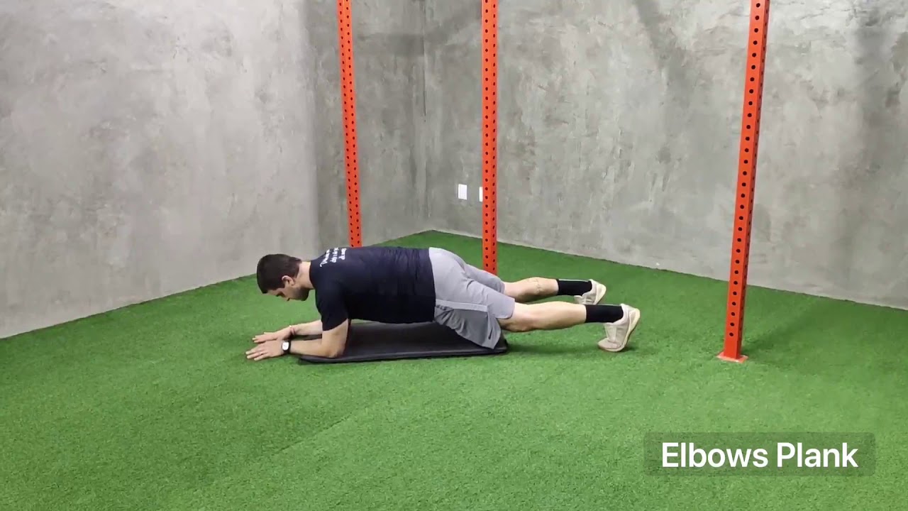 Elbows Plank - YouTube