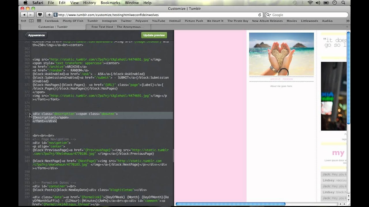 How To Add A Dashed Box Around Your "About Me" - By Weconfideinwolves ...