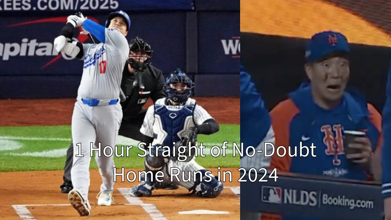 1 Hour Straight of No Doubt Home Runs in 2024 - YouTube