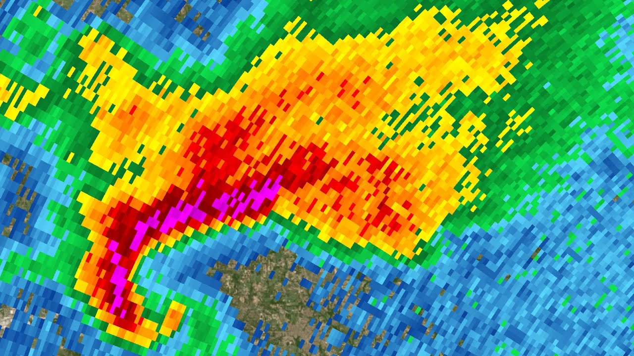 2025 Millsap, Texas Supercell Radar Loop - YouTube