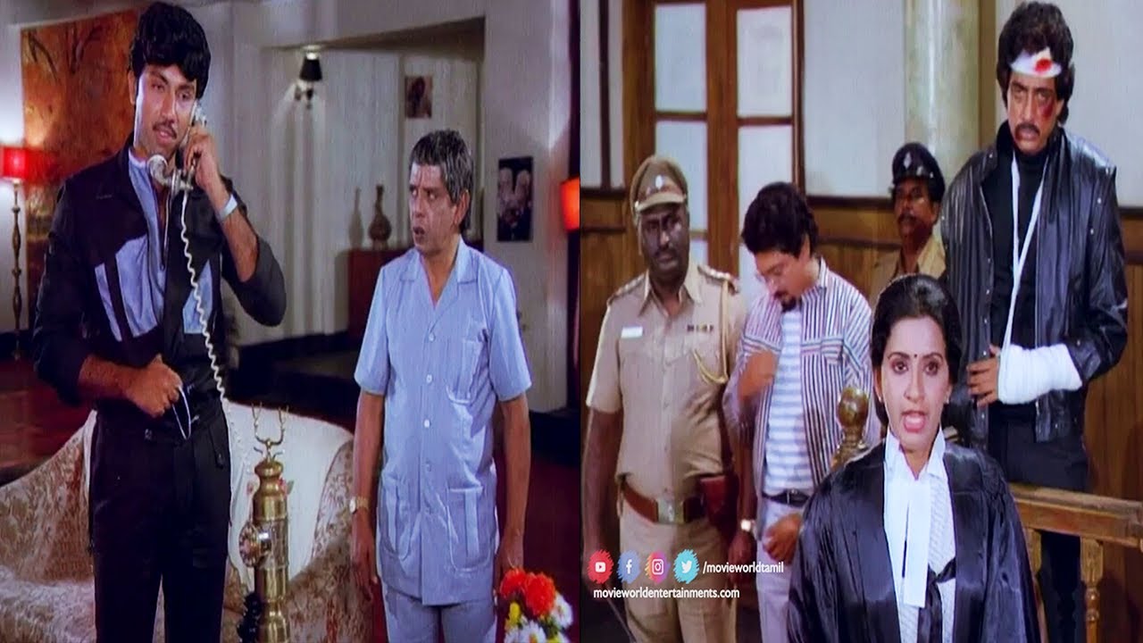 Tamil Movie Action Scenes | Sathyaraj Action Scenes | Makal En Pakkam ...