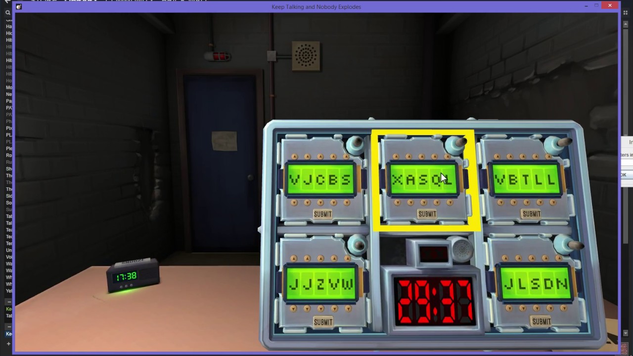 Programming Solutions to KTANE: Passwords - YouTube