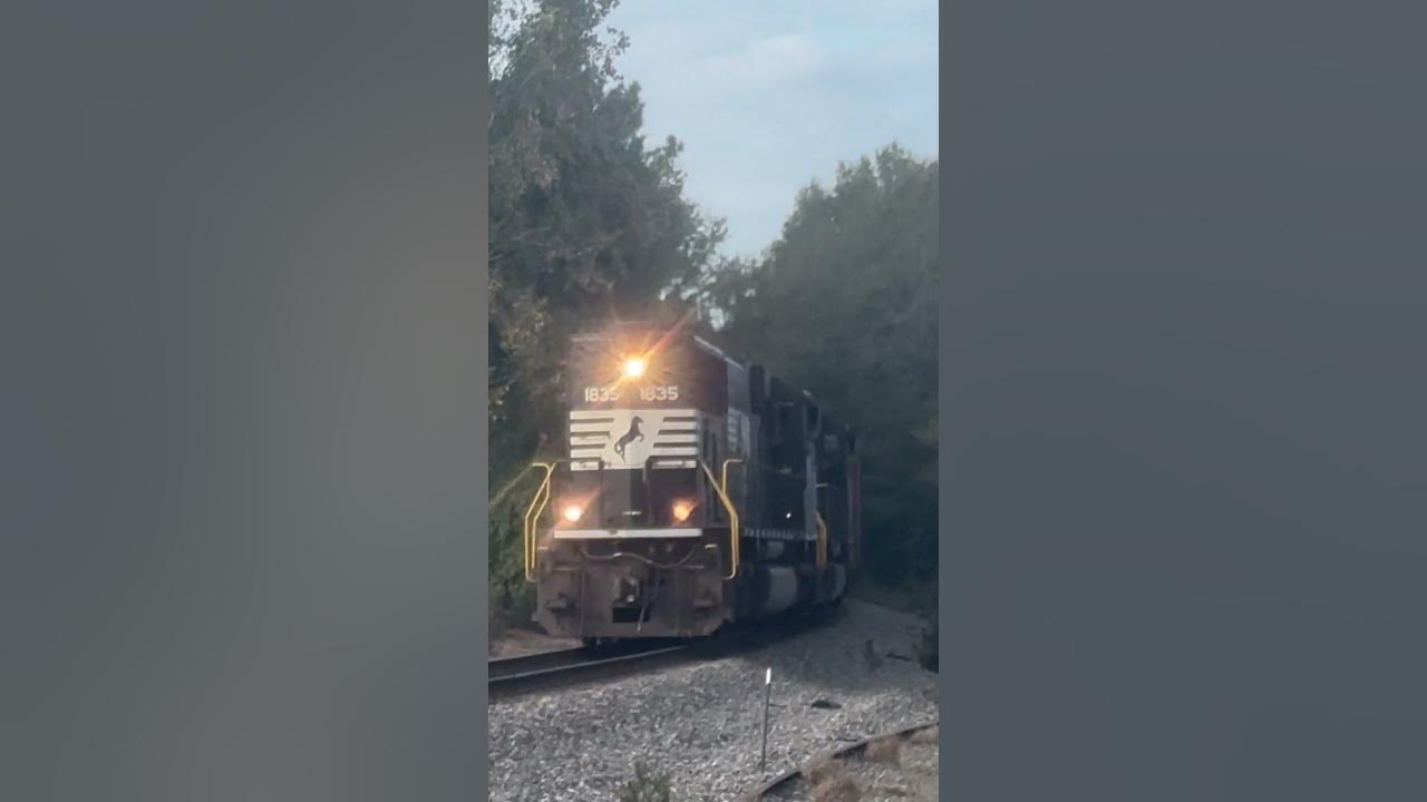 Ns 94z herzog train with a pair of accs LHF passing through blythewood sc #norfolksouthern # ...