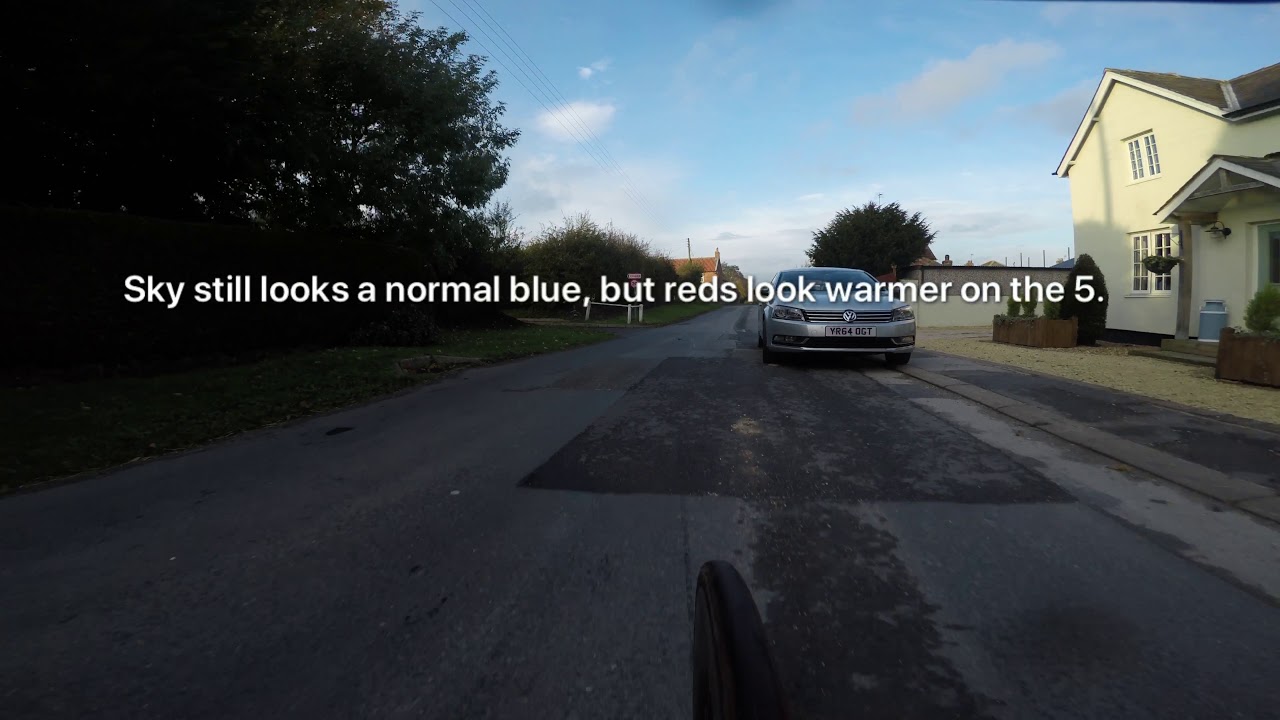 Changing white balance on an old GoPro hero 5 and comparing to new ...