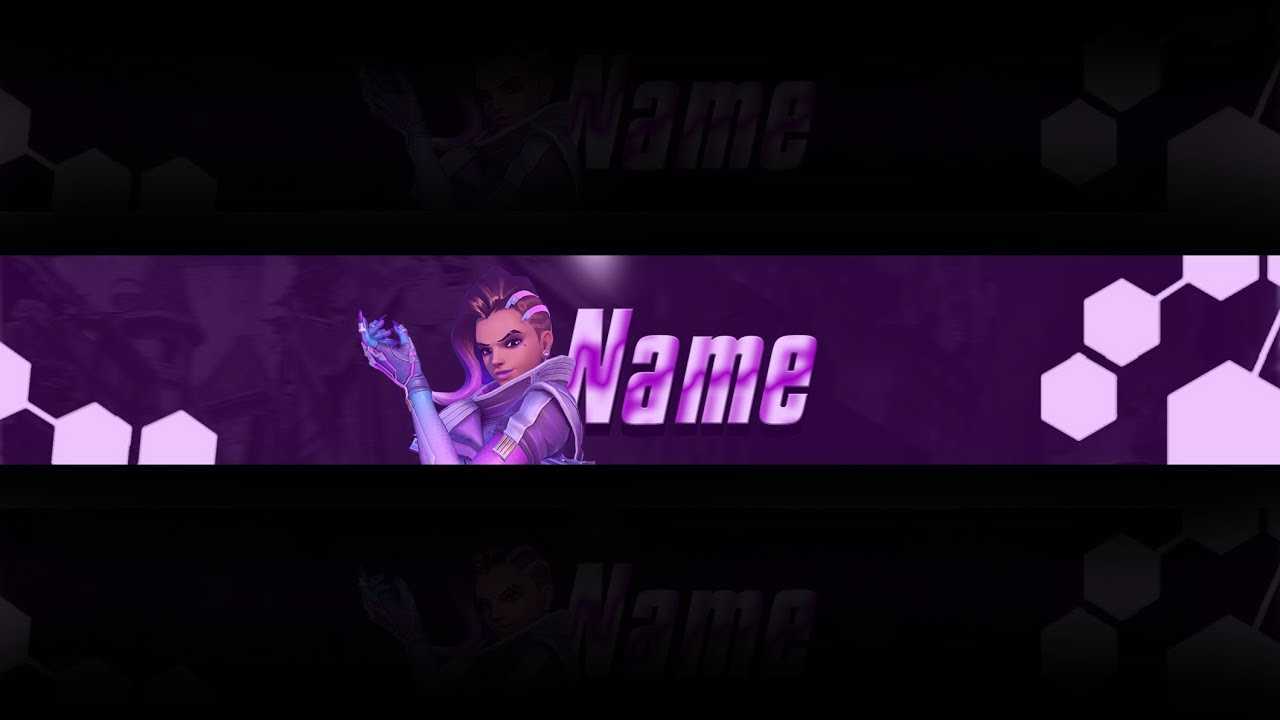 OVERWATCH Youtube Banner Speedart + Download! - YouTube