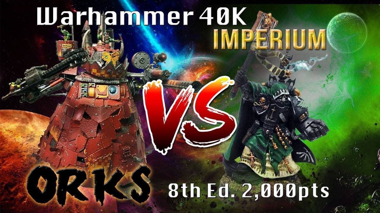 Imperium vs Orks Warhammer 40k Battle Report Chapter Approved & Beta ...