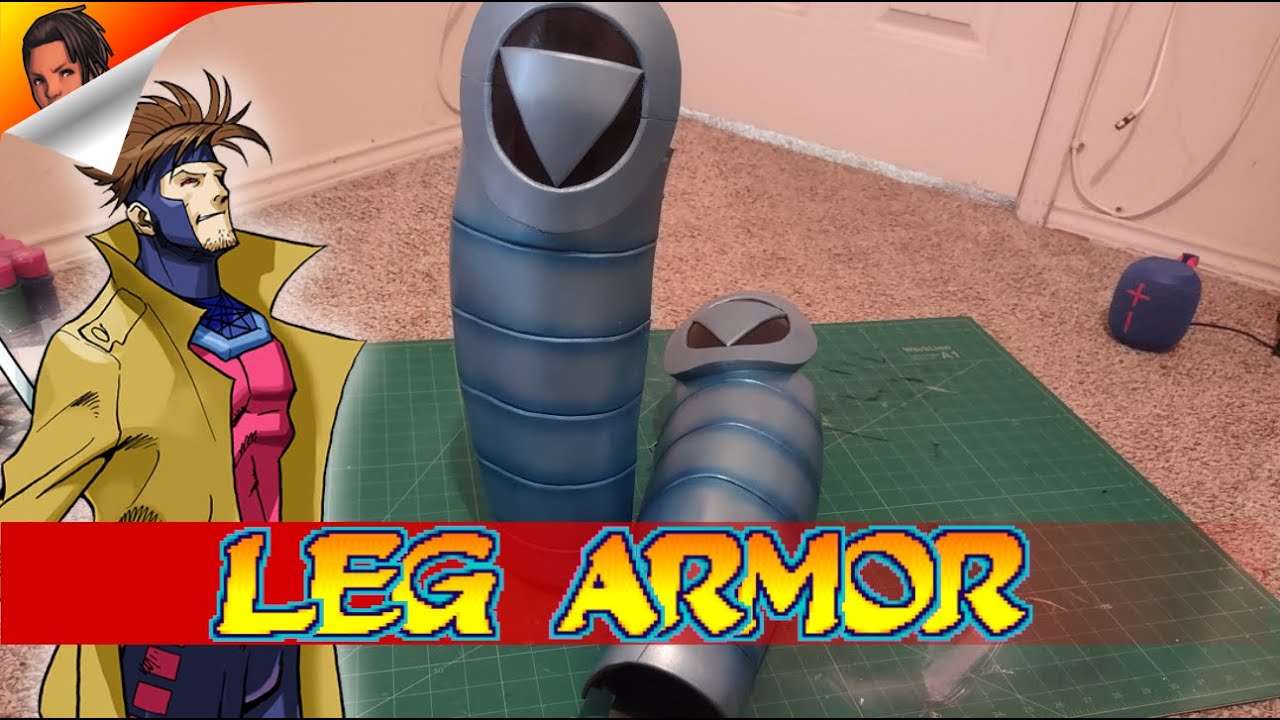 Making Gambit's Leg Armor - (Cosplay) - YouTube
