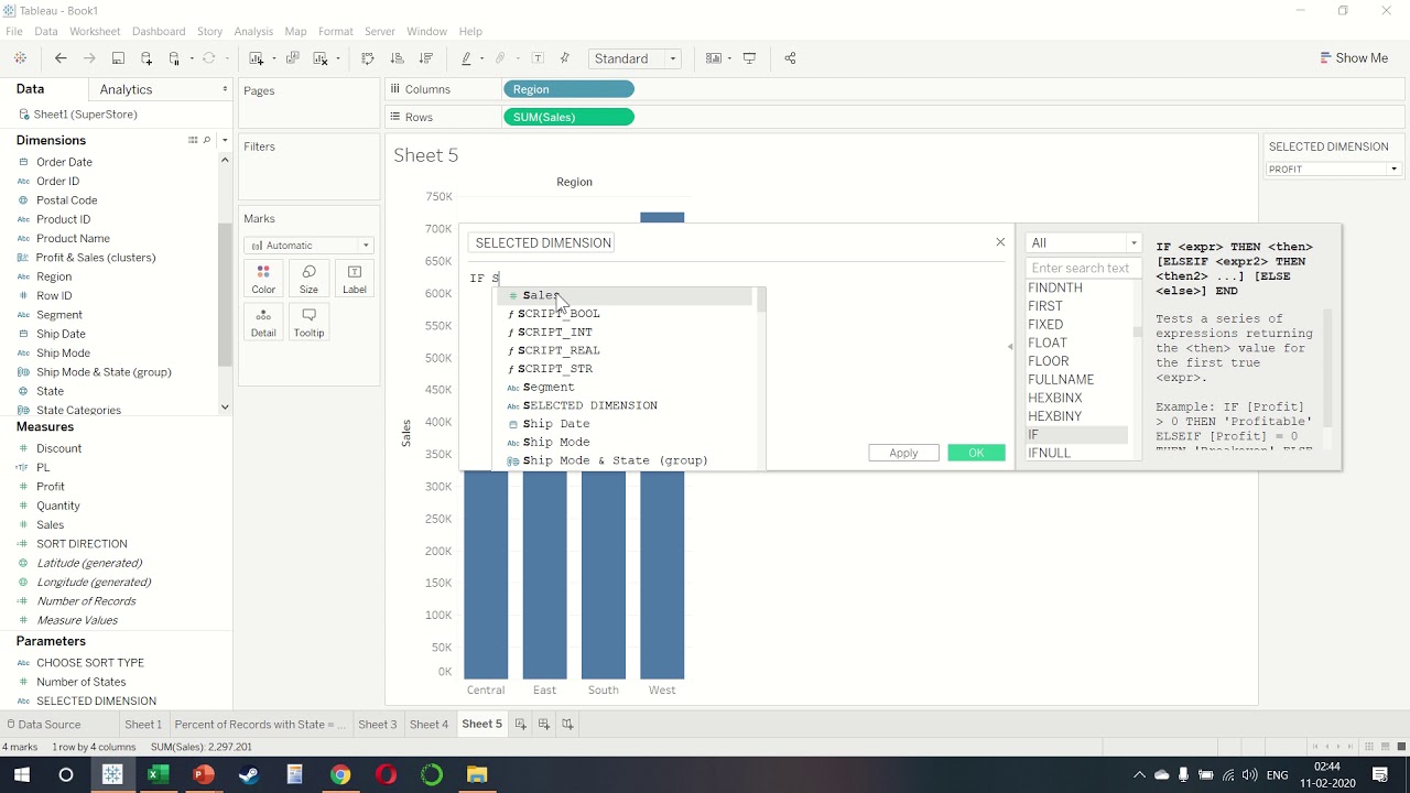 CALCULATED FIELD FOR DIMENSION - YouTube