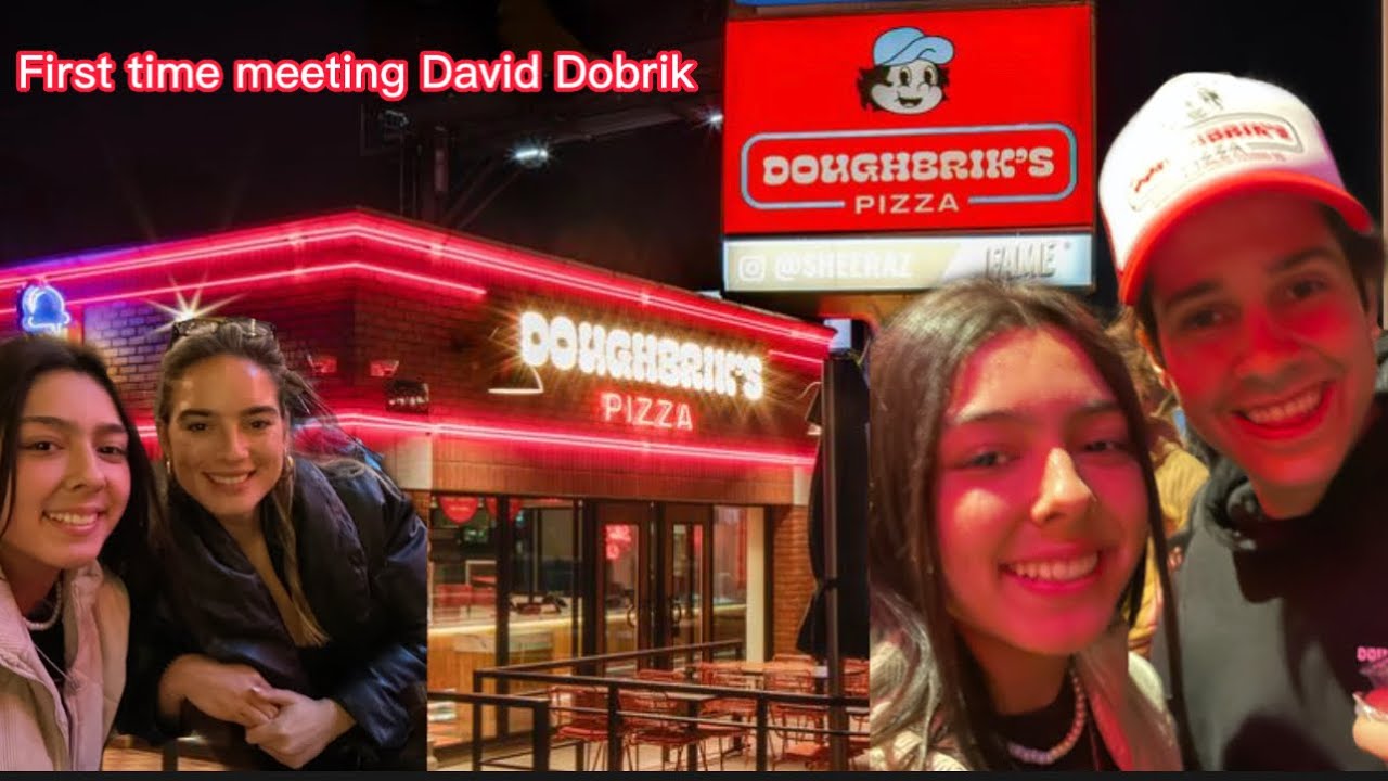 FIRST TIME MEETING DAVID DOBRIK ( AT HIS NEW RESTAURANT DOUGHBRIKS ...