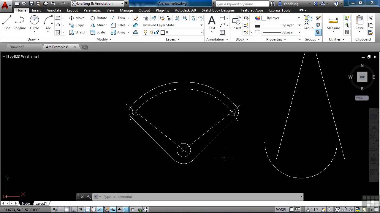 AutoCAD Training 0505 Polygons - YouTube